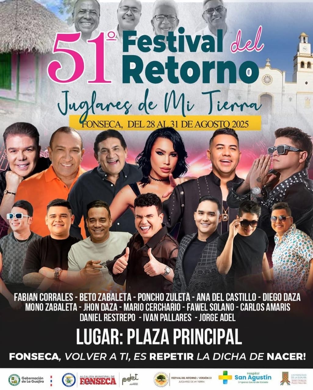 El 29 de agosto se inicia el Festival del Retorno en Fonseca Guajira.